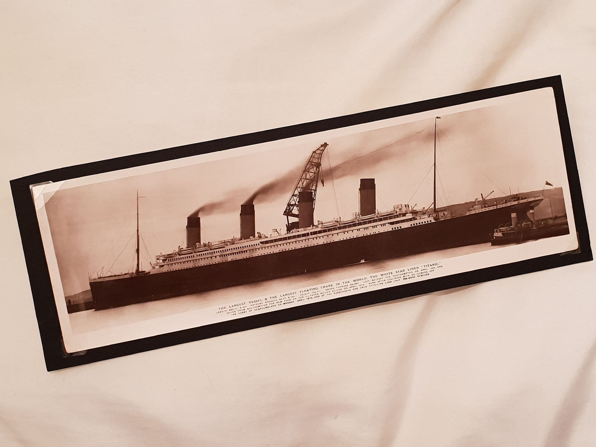 Rare RMS Titanic Bookpost Postcard