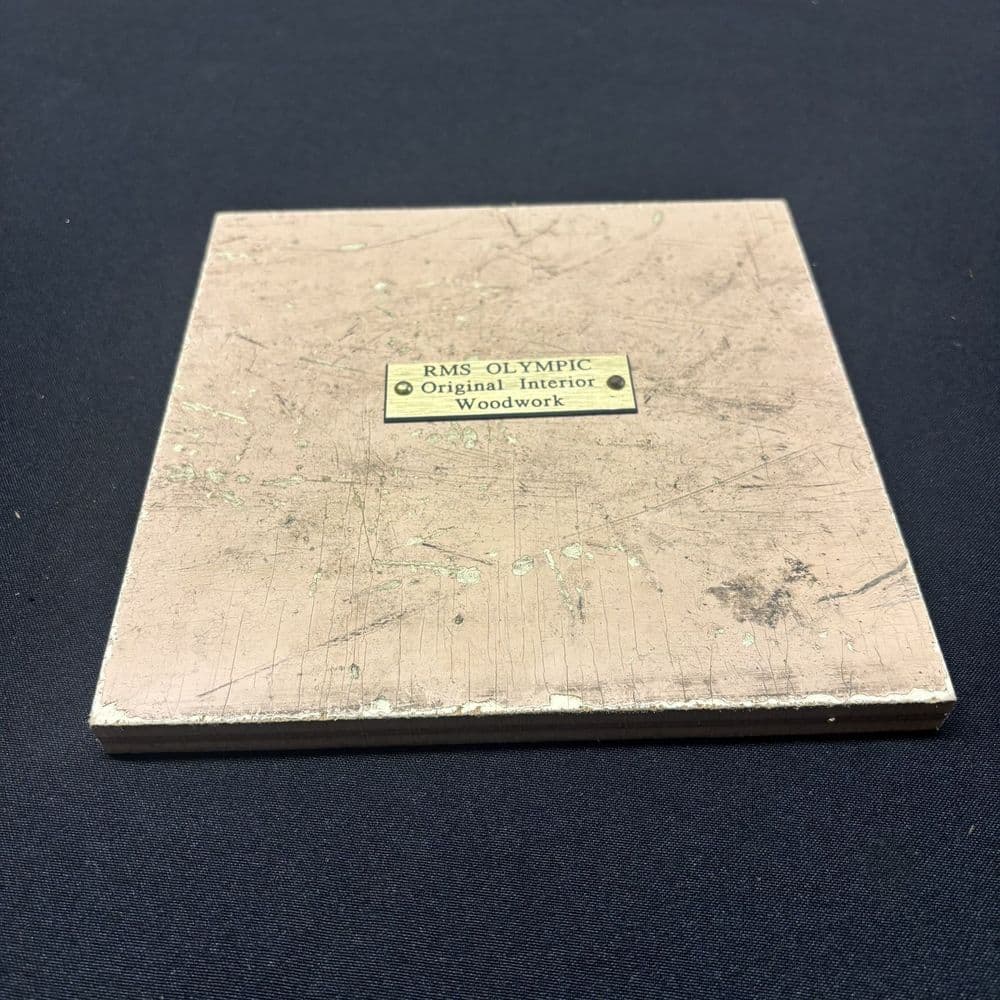 RMS Olympic 2nd class wall panel section