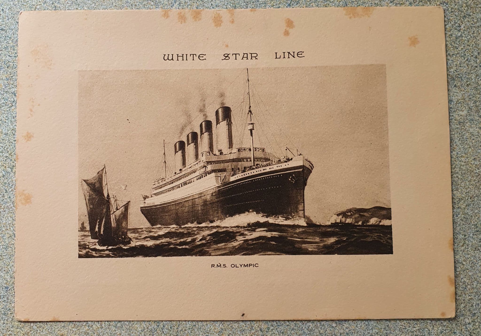 RMS Olympic abstract of log Feb 1st 1930