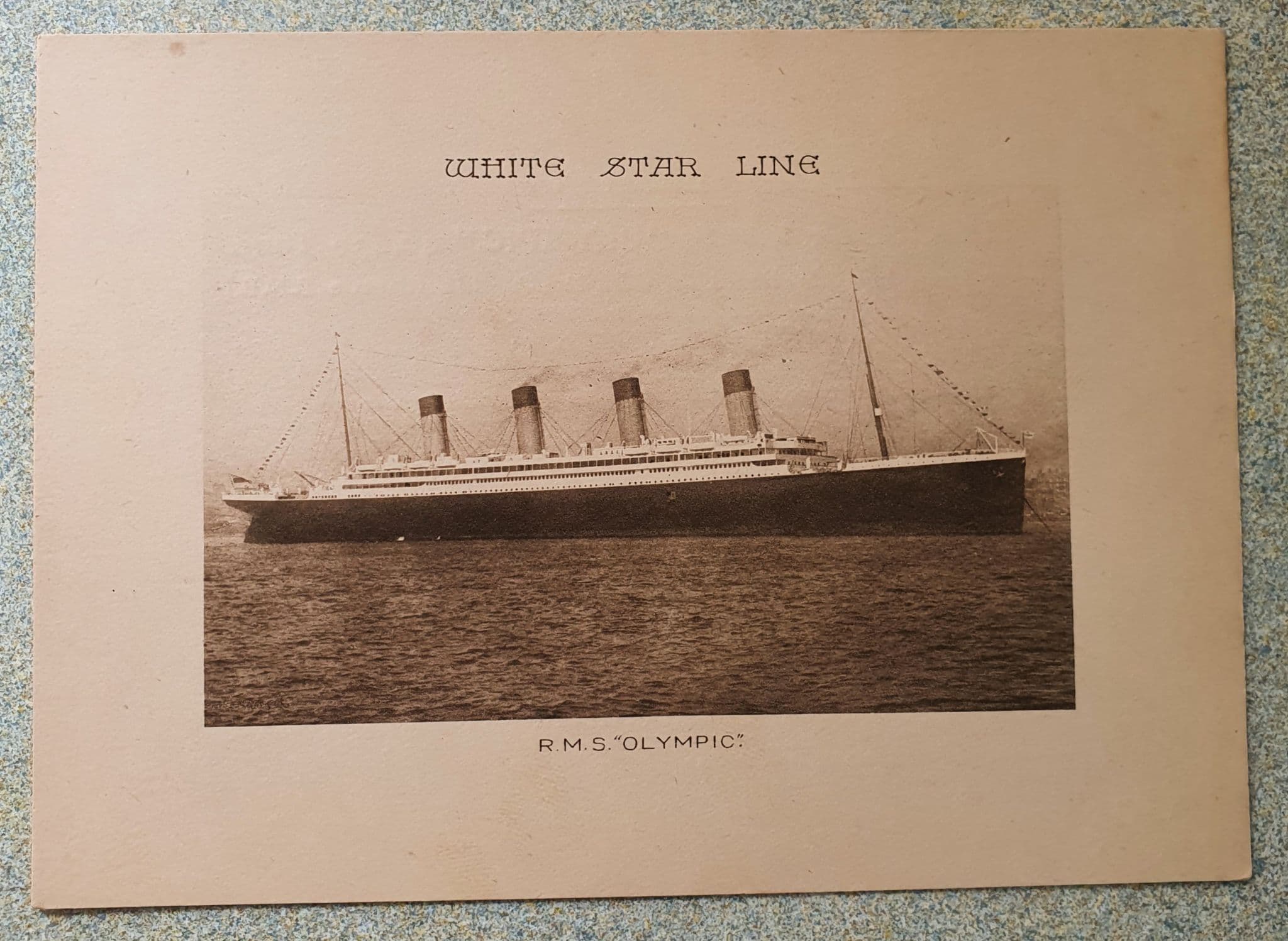 RMS OLYMPIC abstract of log Feb 26th 1926