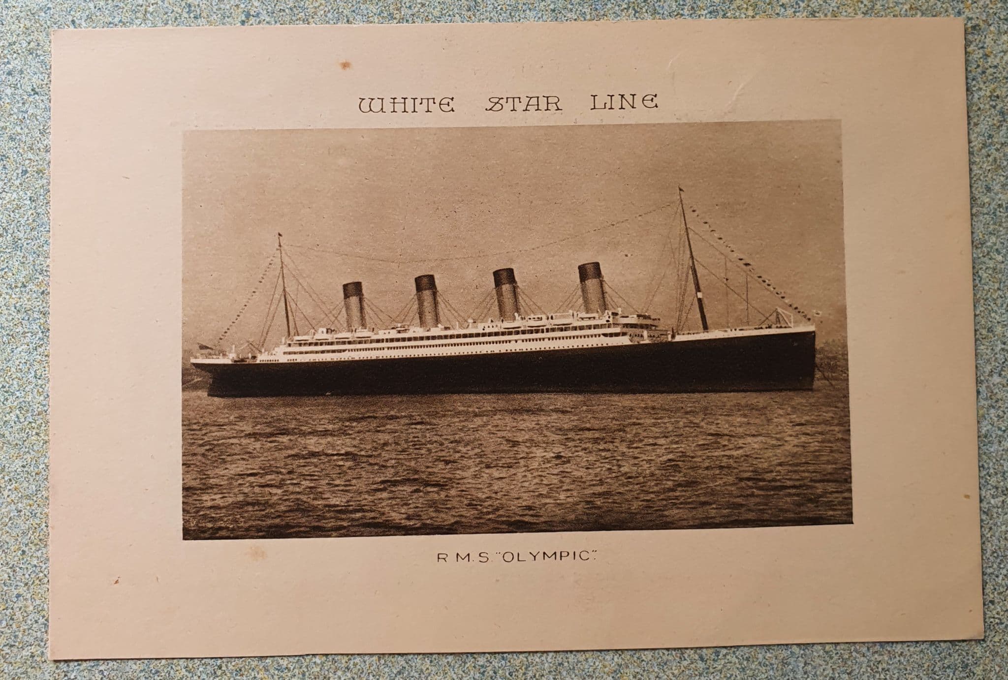 RMS Olympic abstract of log June 8th 1929