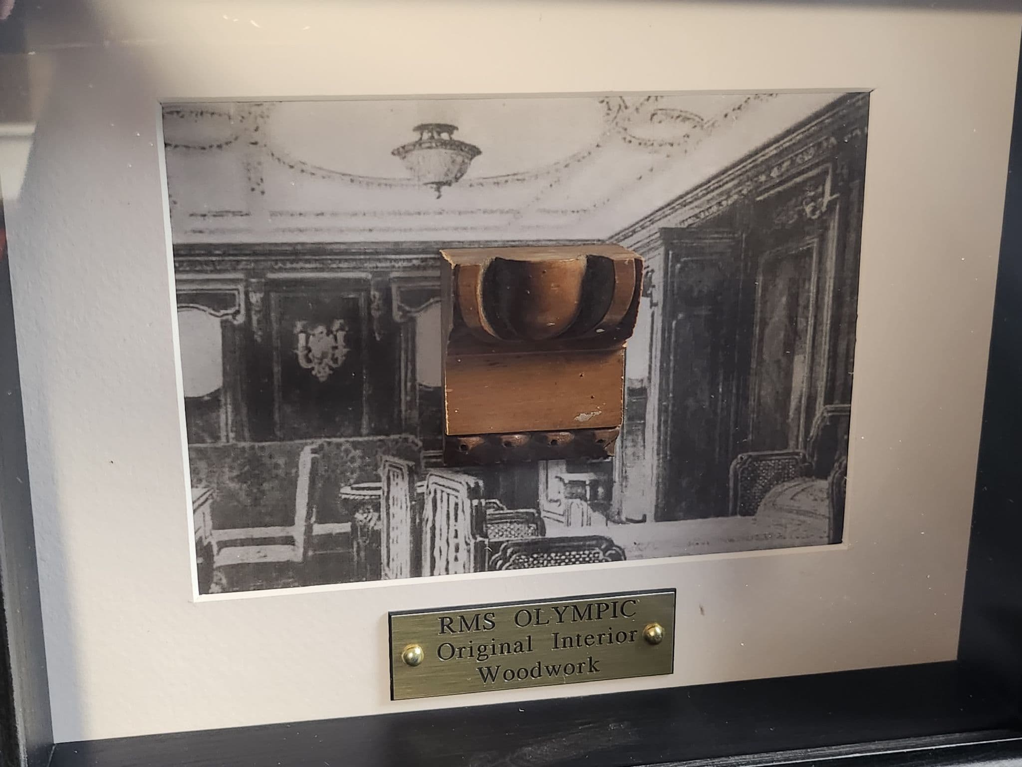 RMS Olympic Birch Suite 1st Class Stateroom Wood Decorative Egg Shell ...