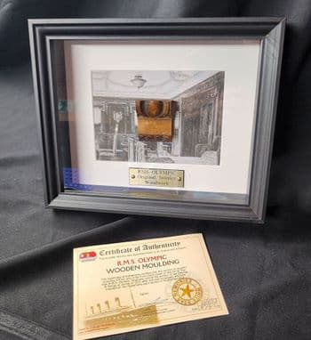 RMS Olympic Birch Suite 1st Class Stateroom Wood Decorative Egg Shell ...