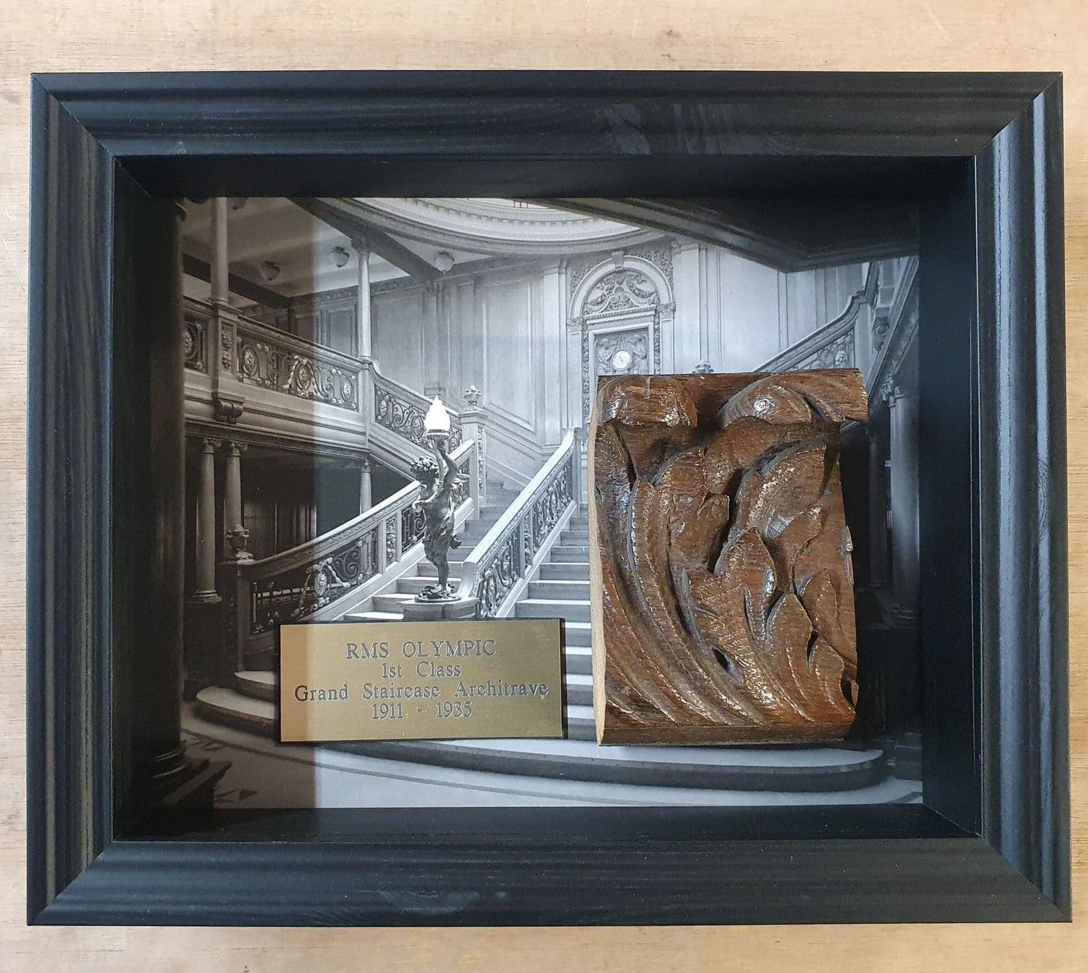 RMS Olympic Grand Staircase Architrave