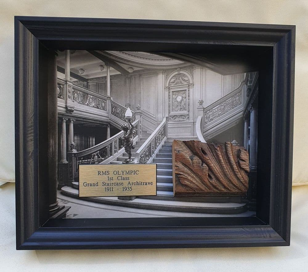 RMS Olympic Grand Staircase Architrave Section