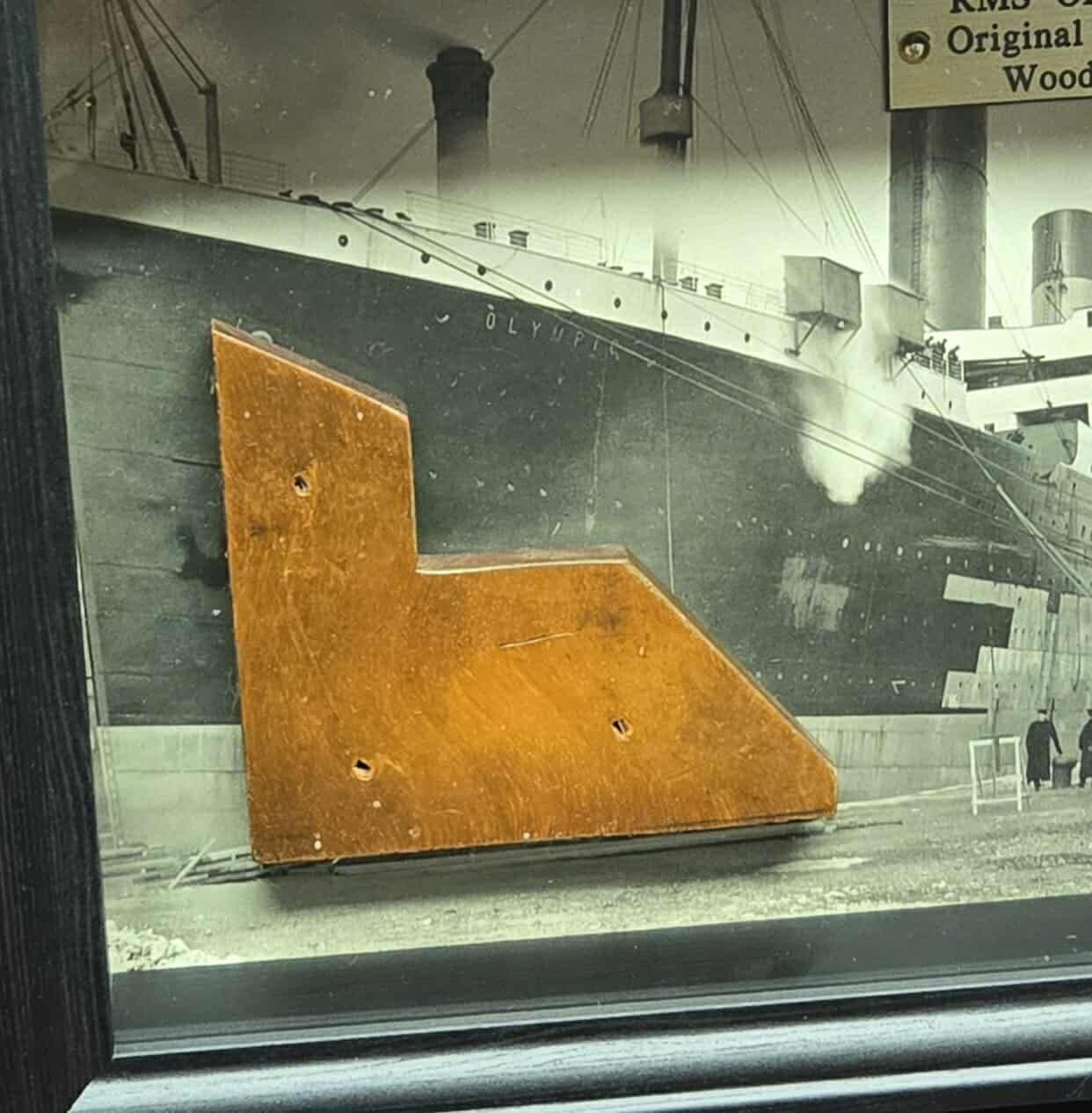 RMS Olympic Interior panel section