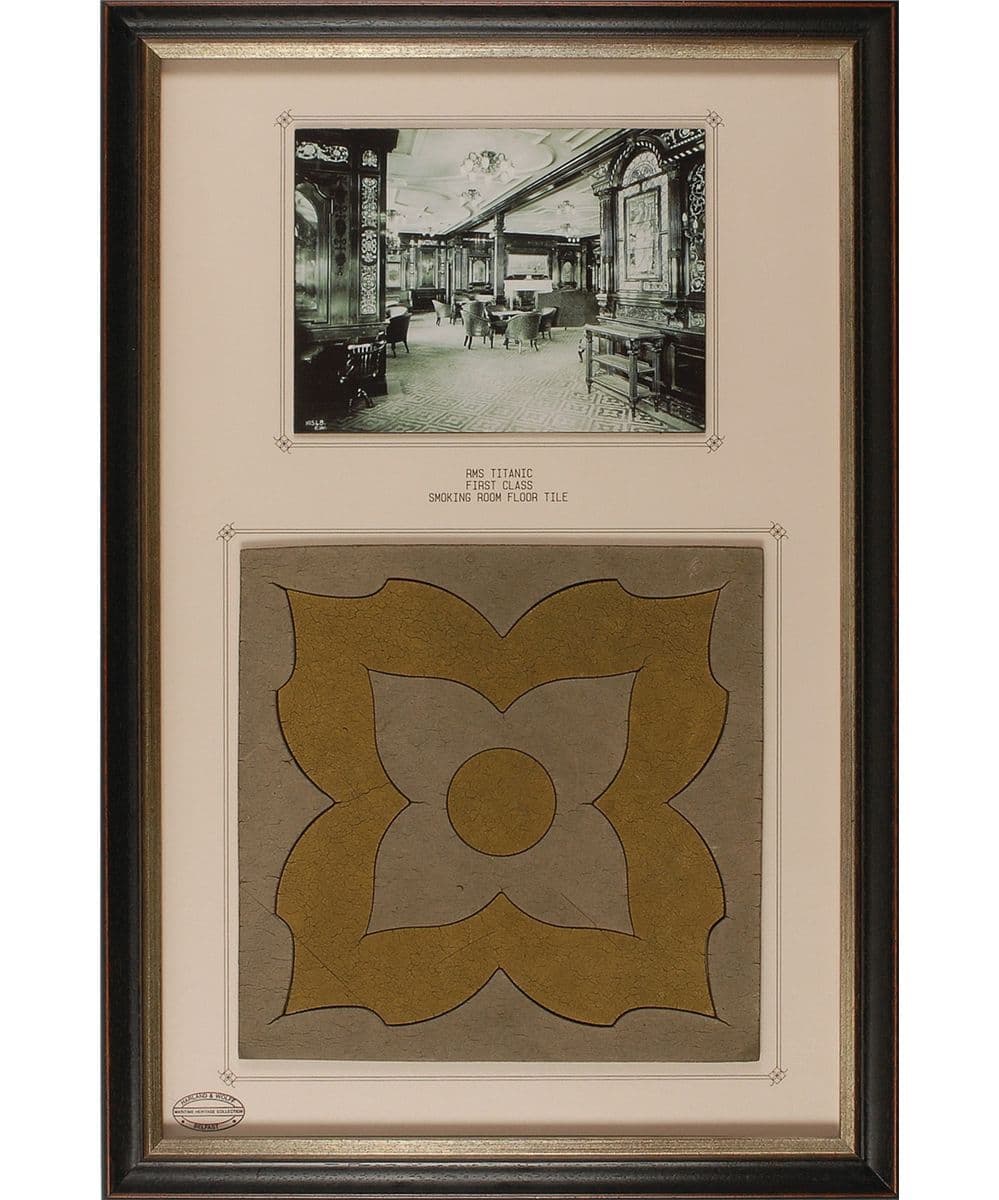 RMS Olympic/Titanic Smoking Room Floor Tile