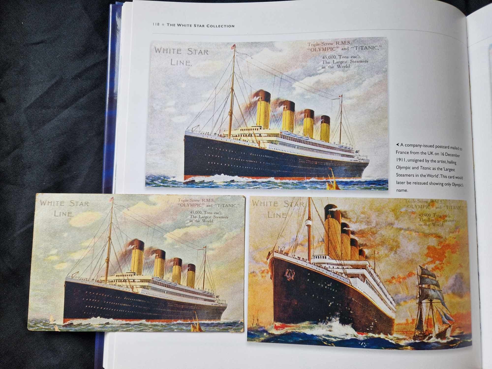 Ultra-Rare Genuine/Original RMS Titanic & Olympic Postcard