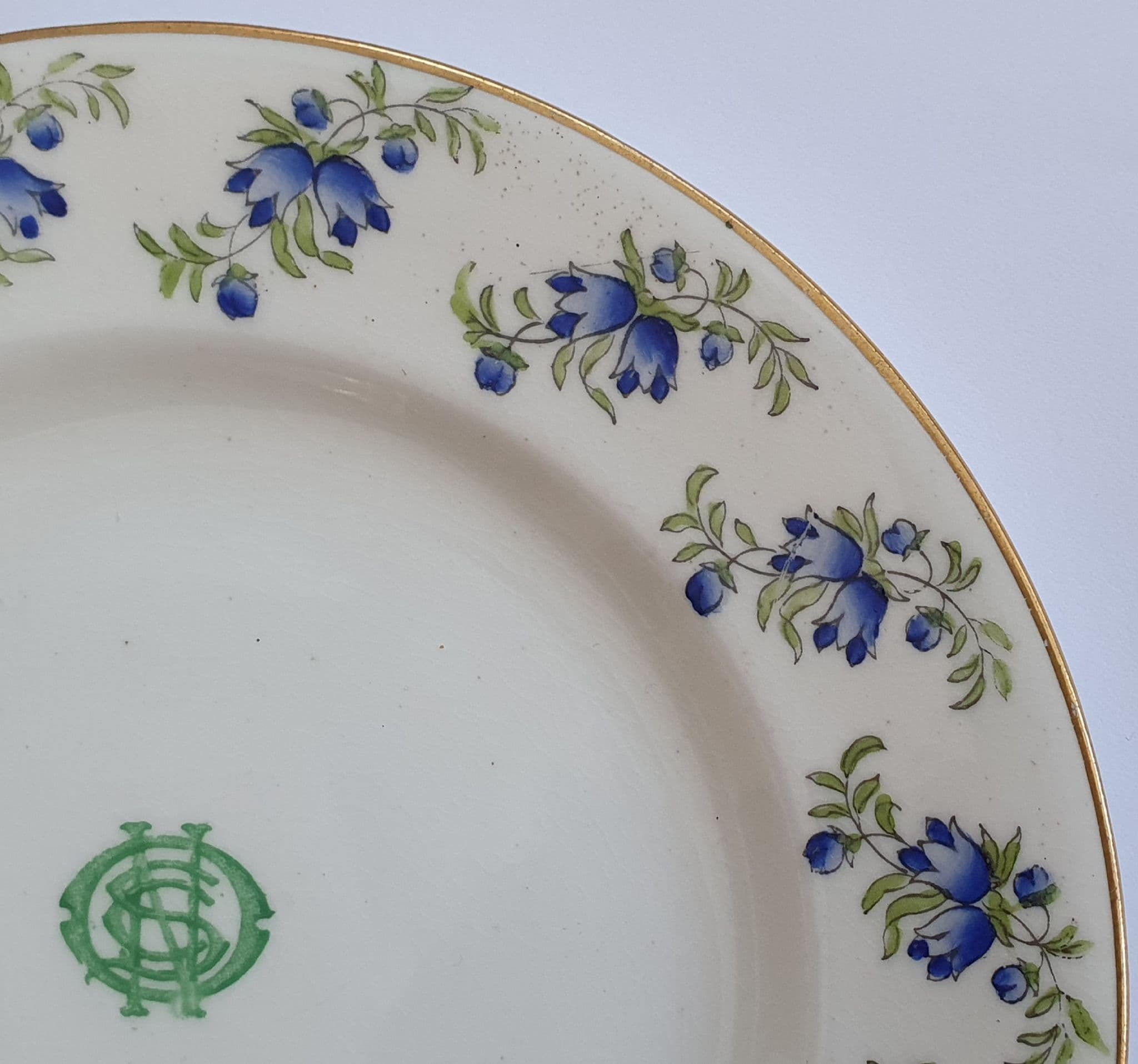 Ultra-Rare White Star Line Titanic/Olympic Verandah Café Plate