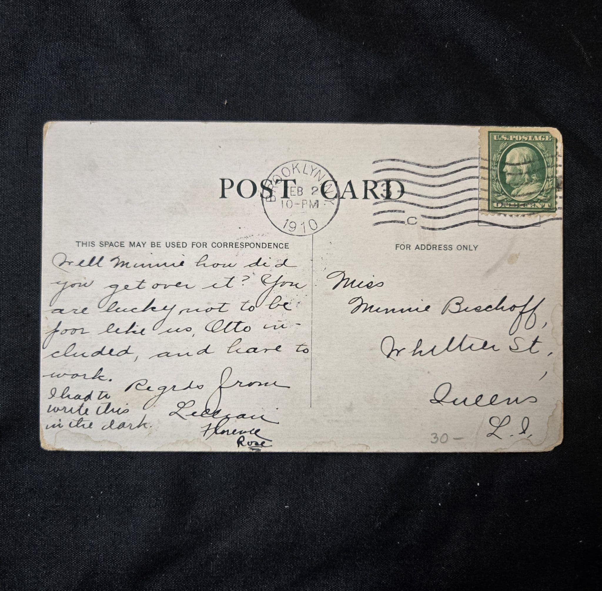 Very Rare Original RMS Olympic & Titanic 1910 Promotional Postcard