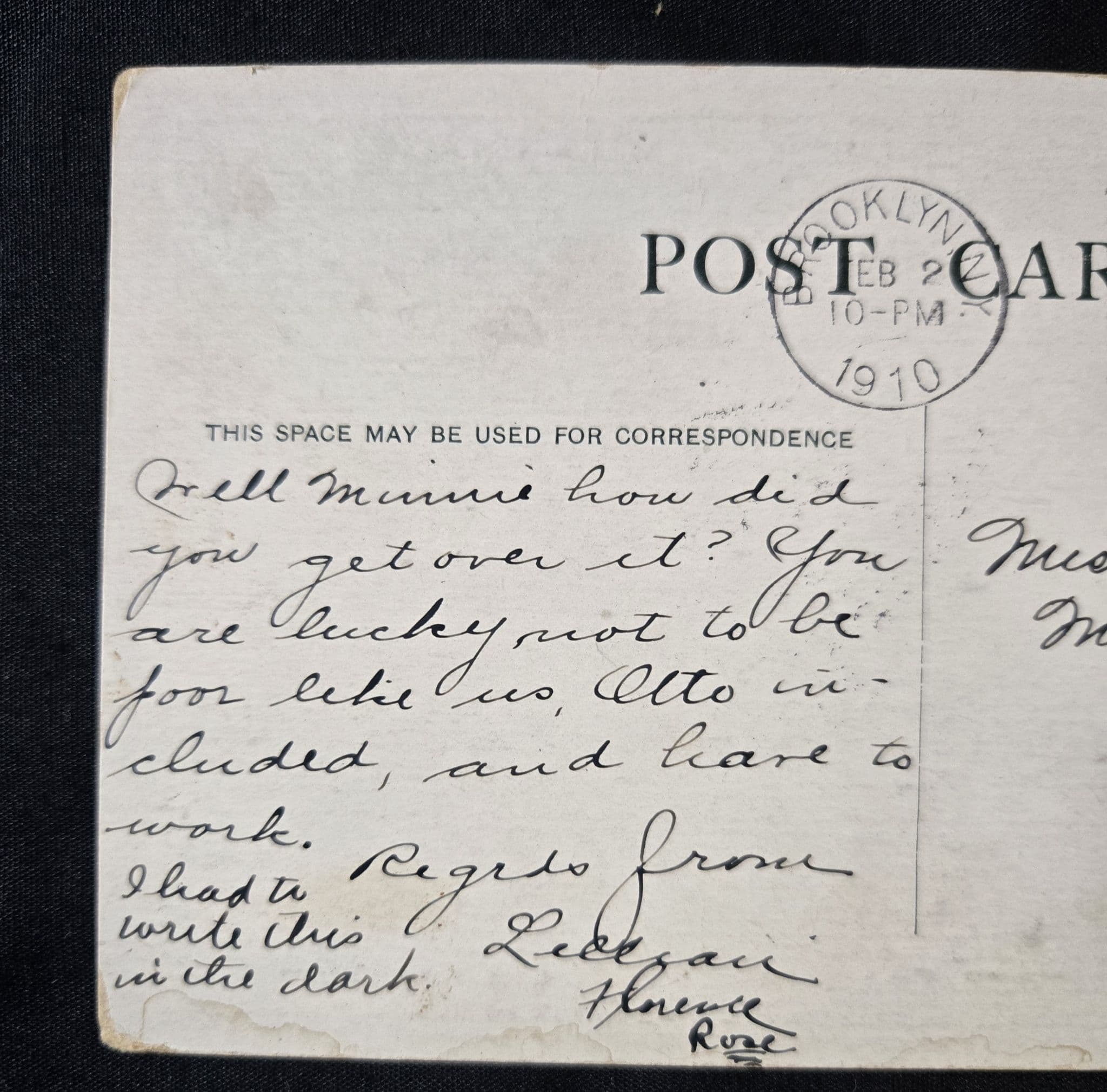 Very Rare Original RMS Olympic & Titanic 1910 Promotional Postcard