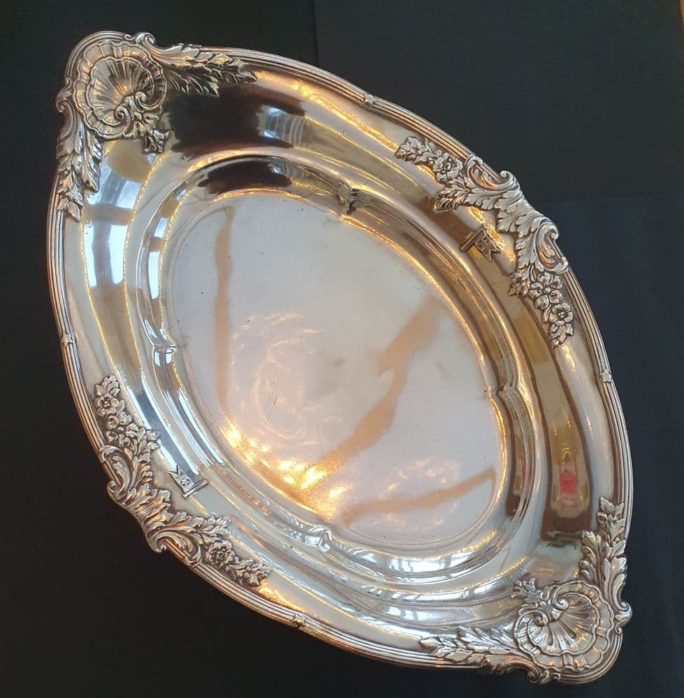 White Star Line 1st Class Ornate Silver Fruit Platter