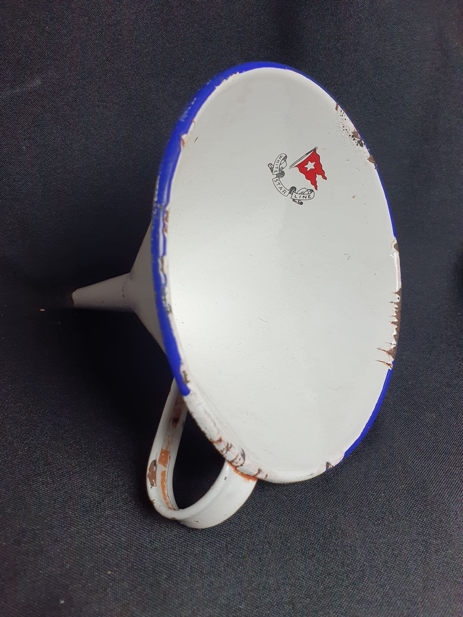 White Star Line enamelled galley funnel