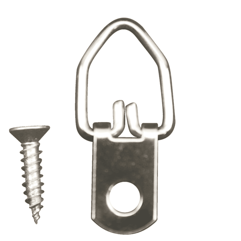 100 x Pointed Single D Rings with screws RRP 5 61