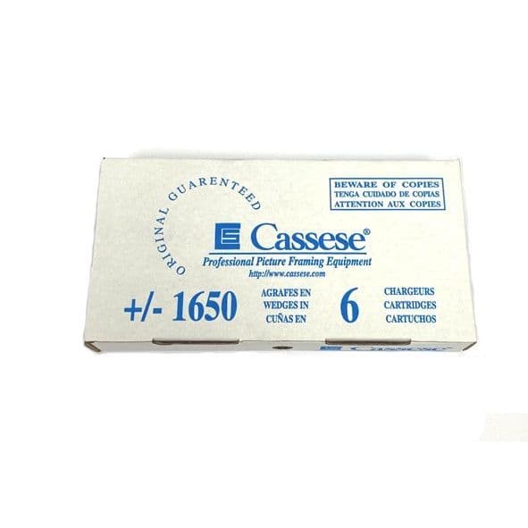 Cassese cartridge wedges 6 pack - 1650 per box
