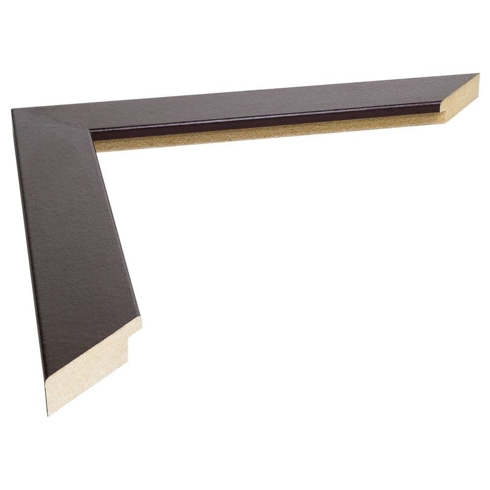 Flat Dark Brown MDF Moulding 15mm x 38mm - 4 x ONE METRE lengths