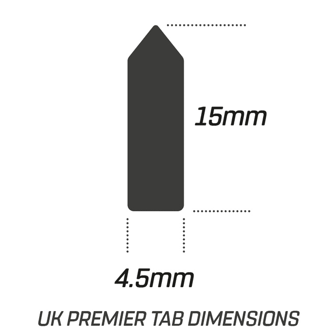 UK Premier Flex Tabs | Flexipoints - 15mm - 9,200 per box