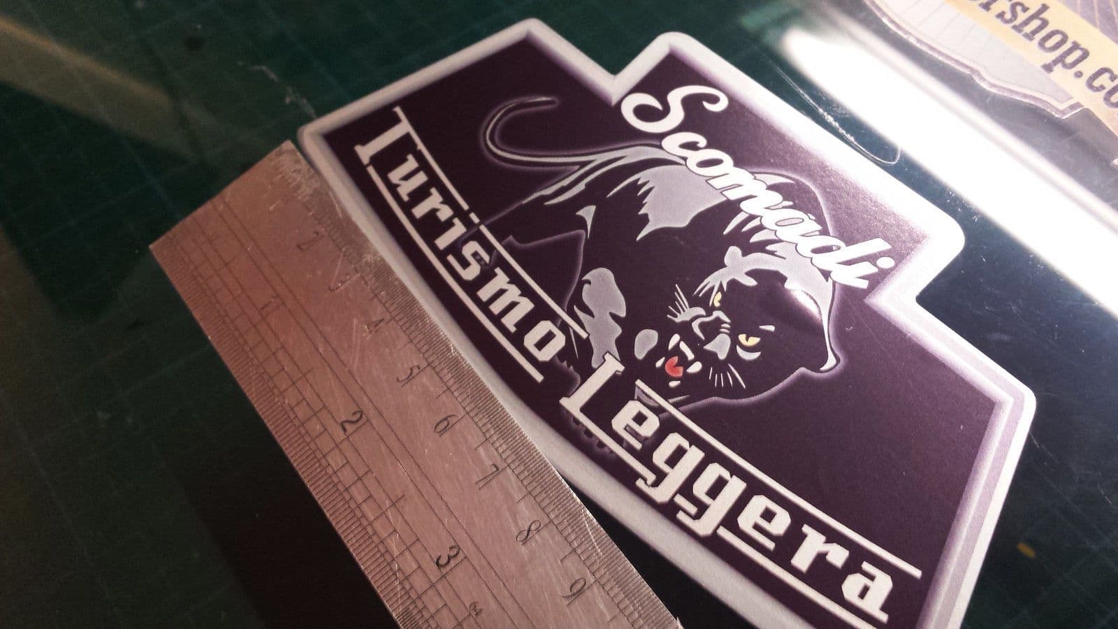 1x Scomadi Badge Printed Decal Sticker Lambretta Vespa innocenti mod ...