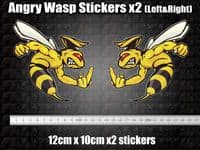 Angry Wasp Hornet Stickers Moto GP laptop helmet bike car scooter ...