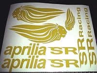 Aprilia SR Decals/Stickers ALL COLOURS AVAILABLE