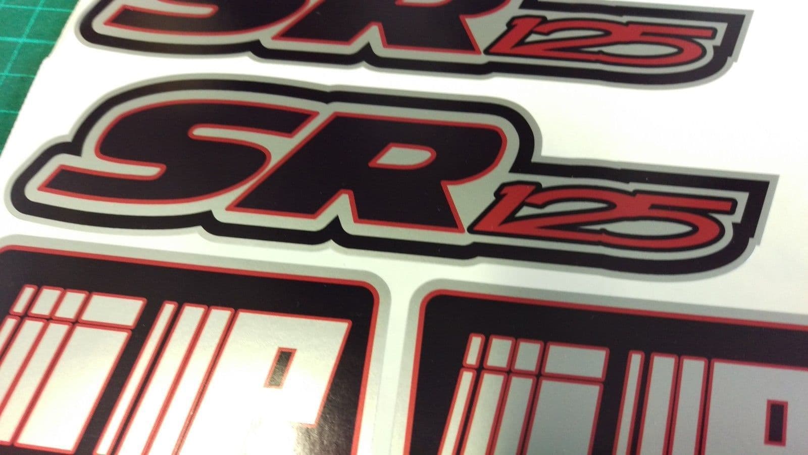 Aprilia SR125 DECALS STICKERS Racing IP 10 piece SR 125 SCOOTER BLACK ...