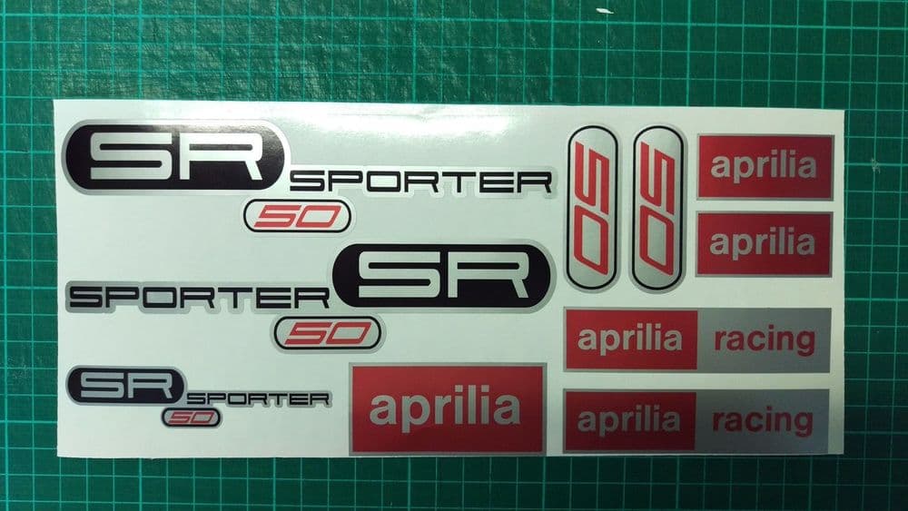 Aprilia Sr 50 Aufkleber