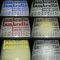 Assorted Lambretta Decals/Stickers