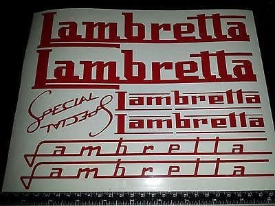 Assorted Lambretta Decals/Stickers