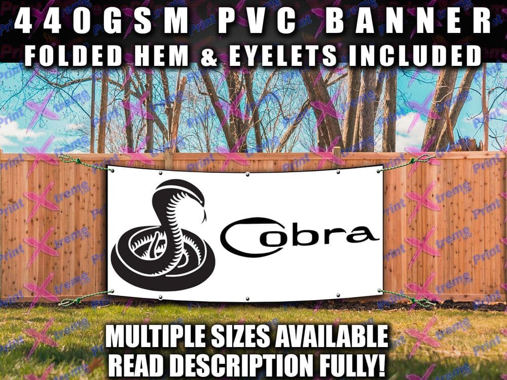 COBRA CB RADIO PVC BANNER shack shed sign Indoor Outdoor stall market shop