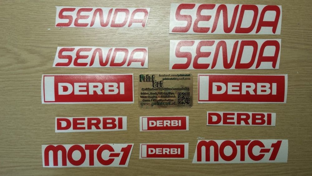Derbi Senda STICKERS/DECALS