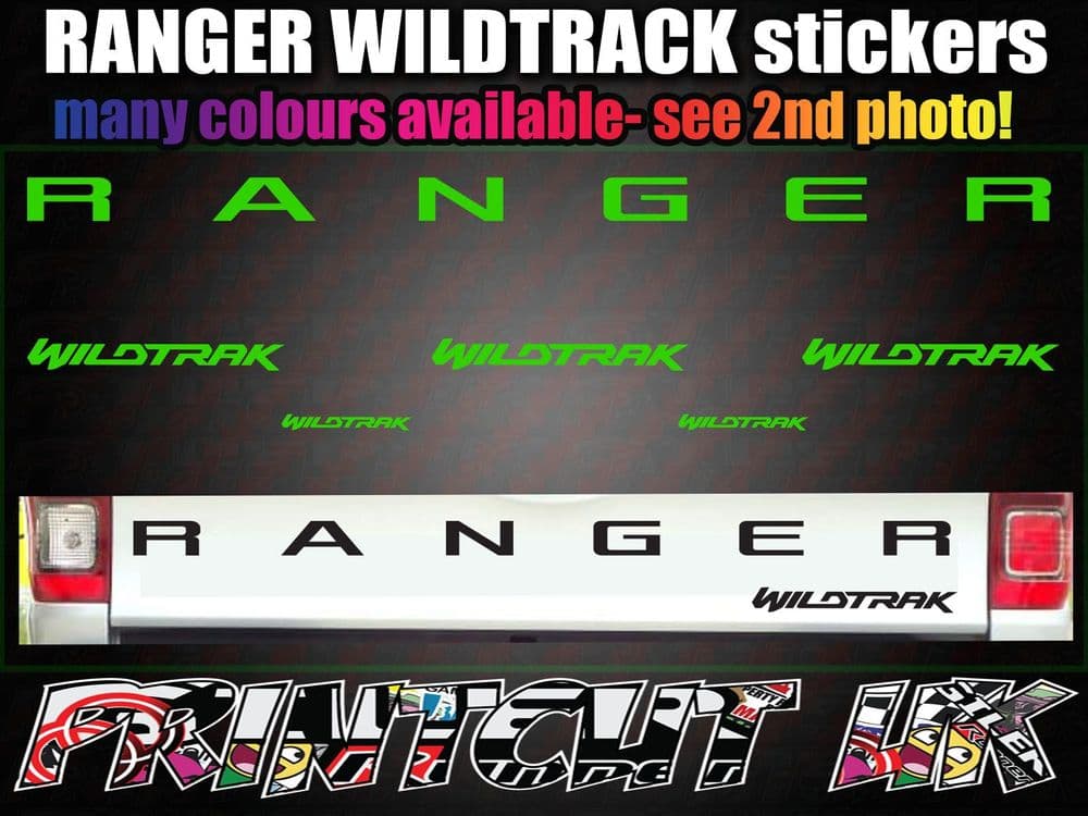 Ford Ranger Wildtrak Sticker set
