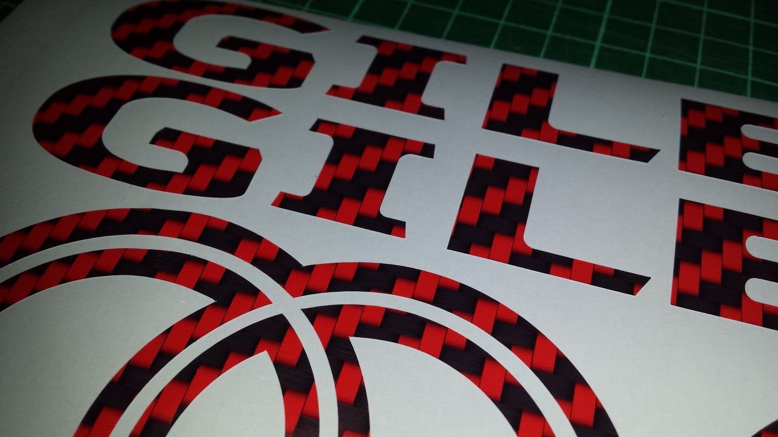 Gilera DNA Decals/Stickers EXCLUSIVE RED CARBON DESIGN 50 70 125 172 ...