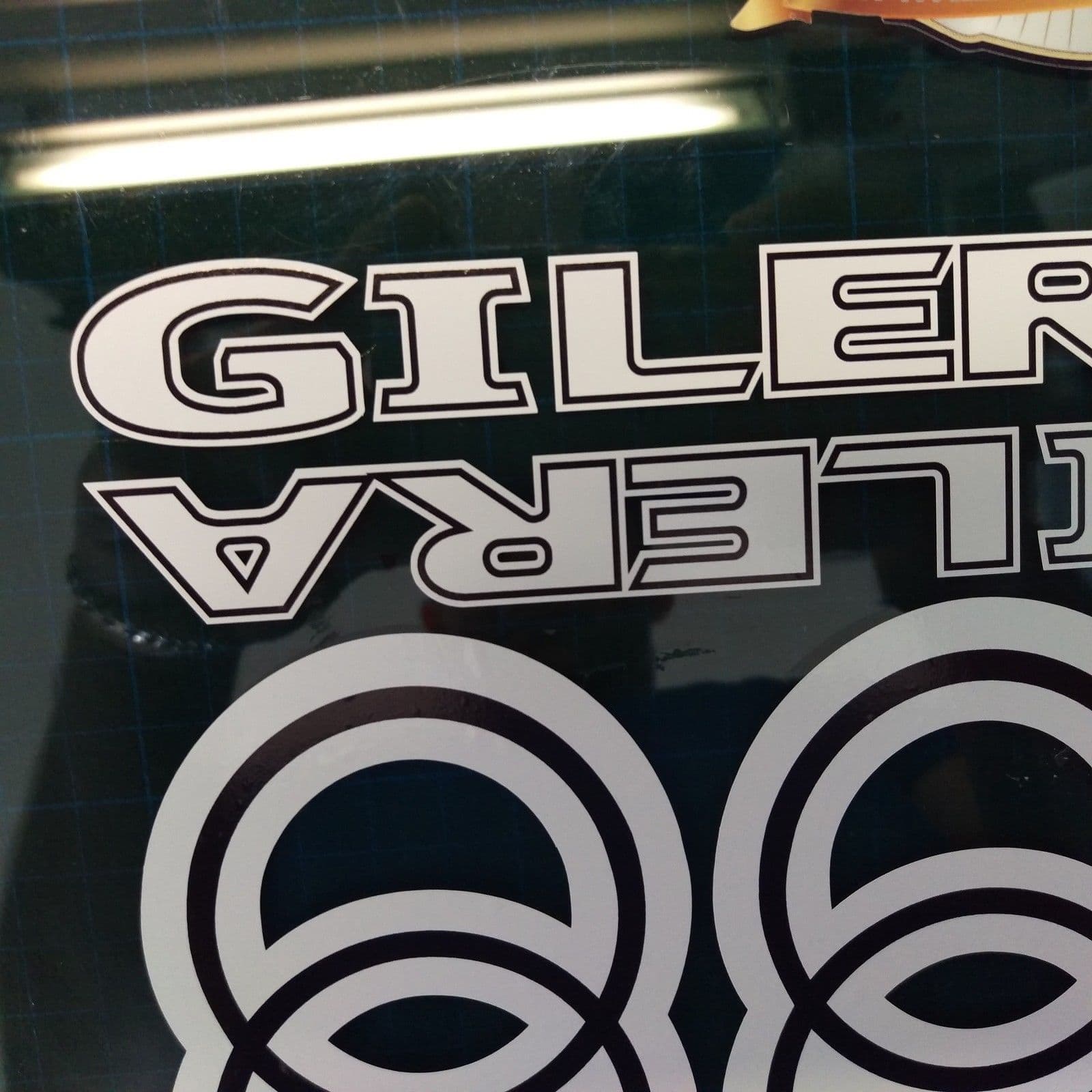 Gilera DNA Decals/Stickers Red/Black/White Barcode rep