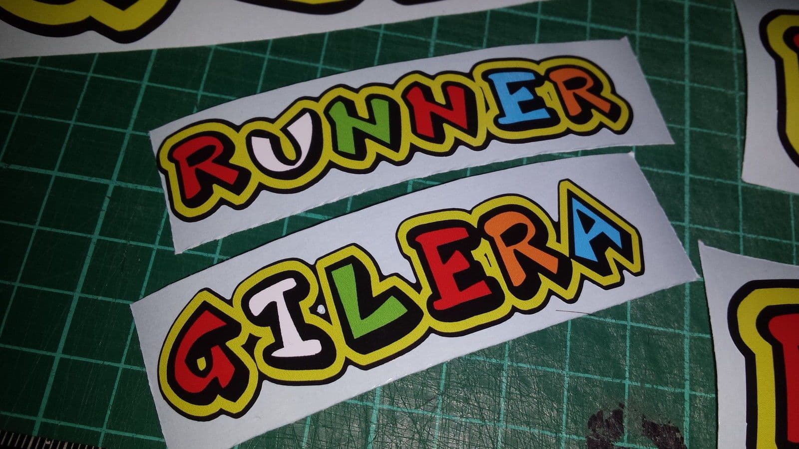 Gilera Runner Decal/Stickers EXCLUSIVE VALENTINO ROSSI SYLE sp vx fx ...