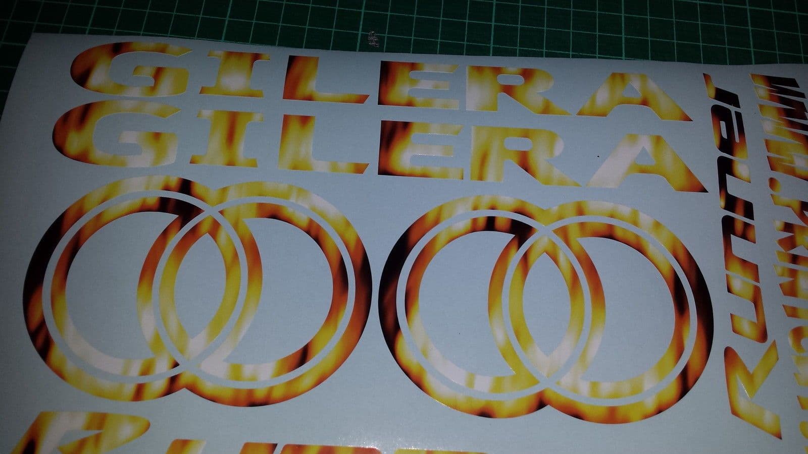 Gilera Runner Decals/Stickers EXCLUSIVE Fire / Flame DESIGN sp vx fx ...