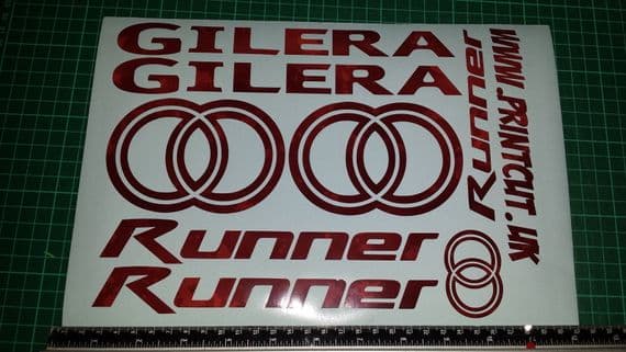 Gilera Runner Decals/Stickers EXCLUSIVE RUST / RUSTY DESIGN sp vx fx ...