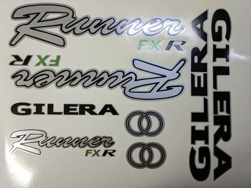Gilera Runner FXR Style Stickers Decals Set Kit Rep 50 70 125 172 180