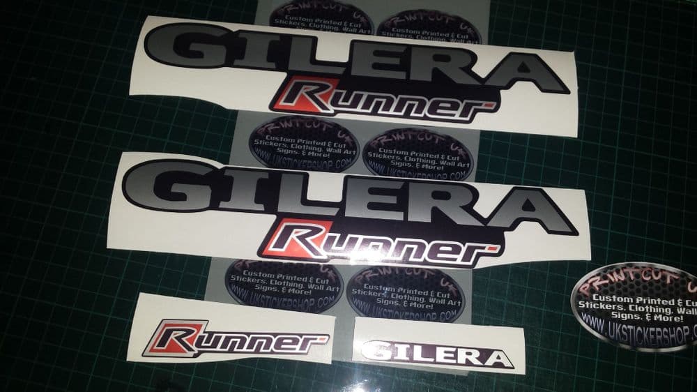 Gilera Runner Printed Sticker Set