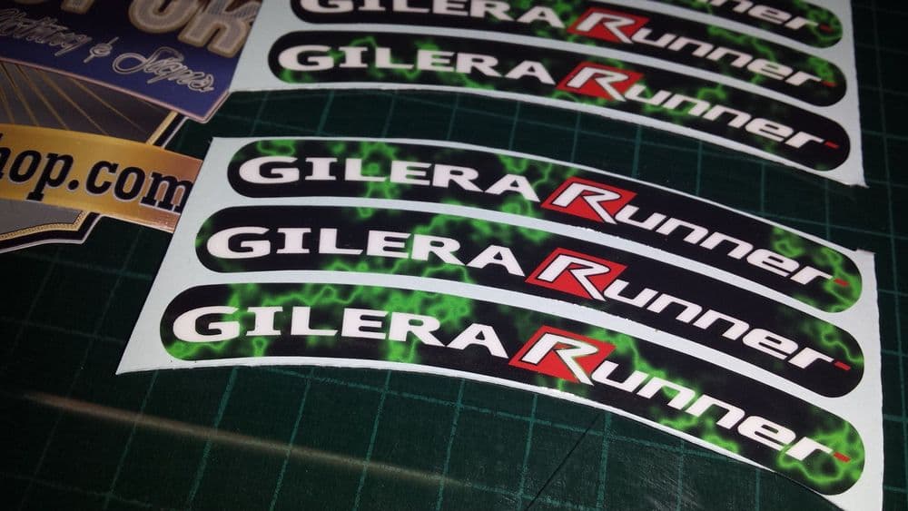 Gilera Runner Rim tape Wheel stickers EXCLUSIVE 50 125 172 180 183 sp ...