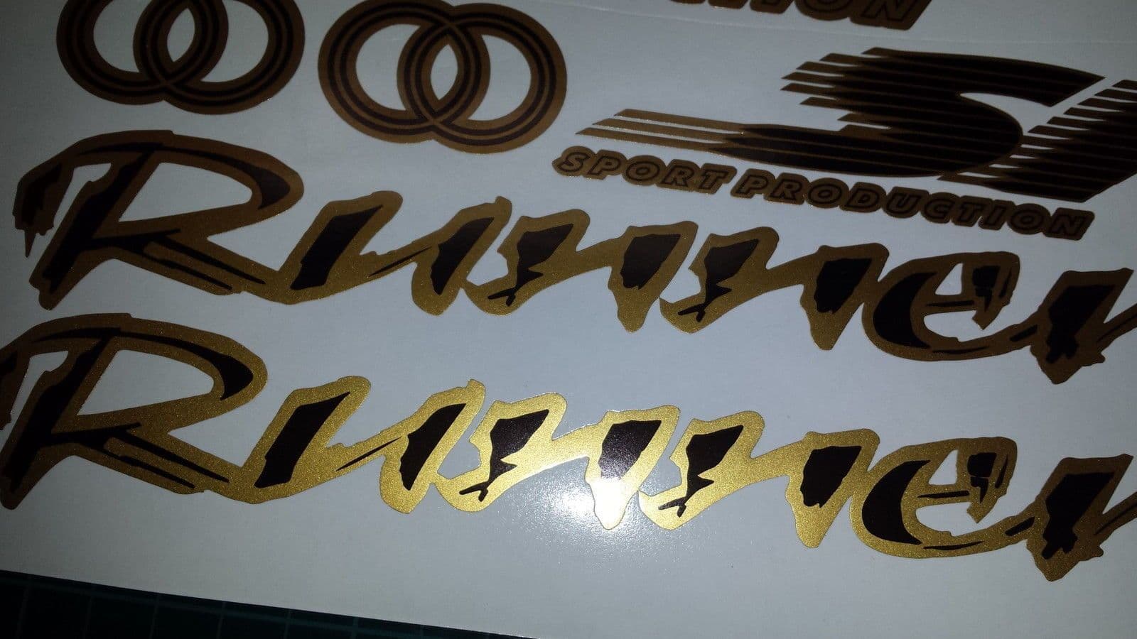 Gilera Runner SP Sticker/Decal Set SP FX FXR 125 172 180 183 BLACK & GOLD