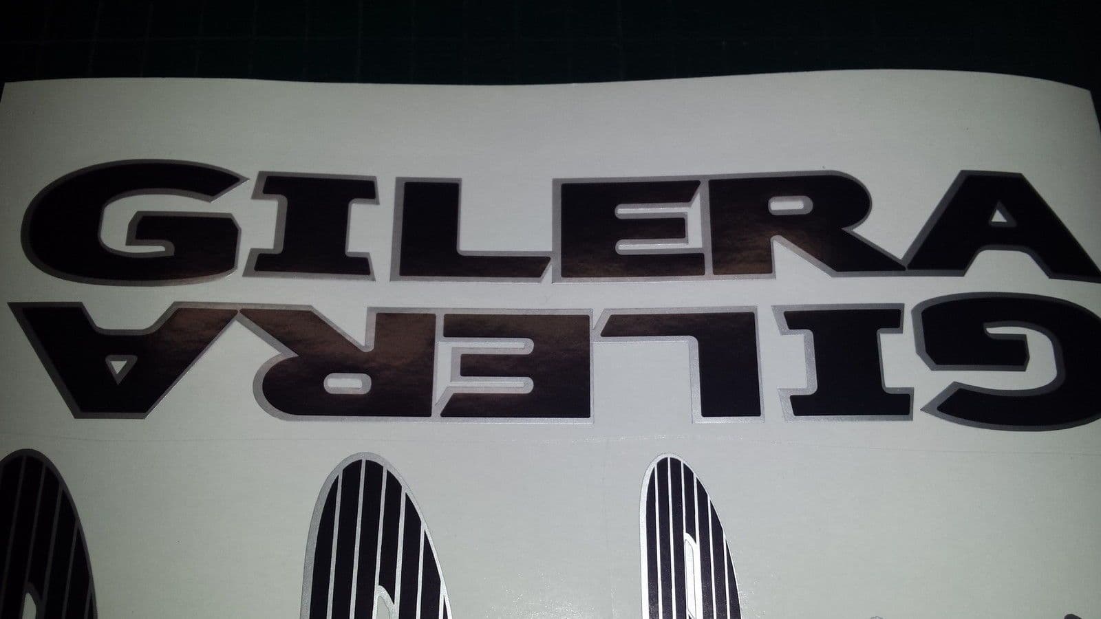 Gilera Runner SP Sticker/Decal Set SP FX FXR 125 172 180 183 BLACK & SILVER