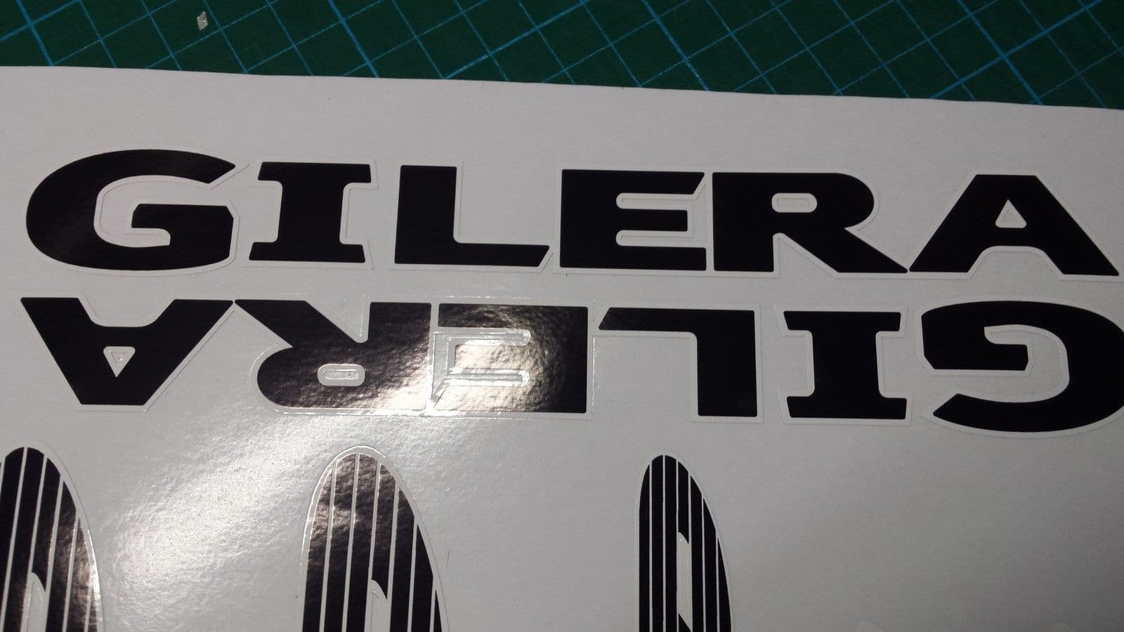 Gilera Runner SP Sticker/Decal Set SP FX FXR 125 172 180 183 BLACK & WHITE