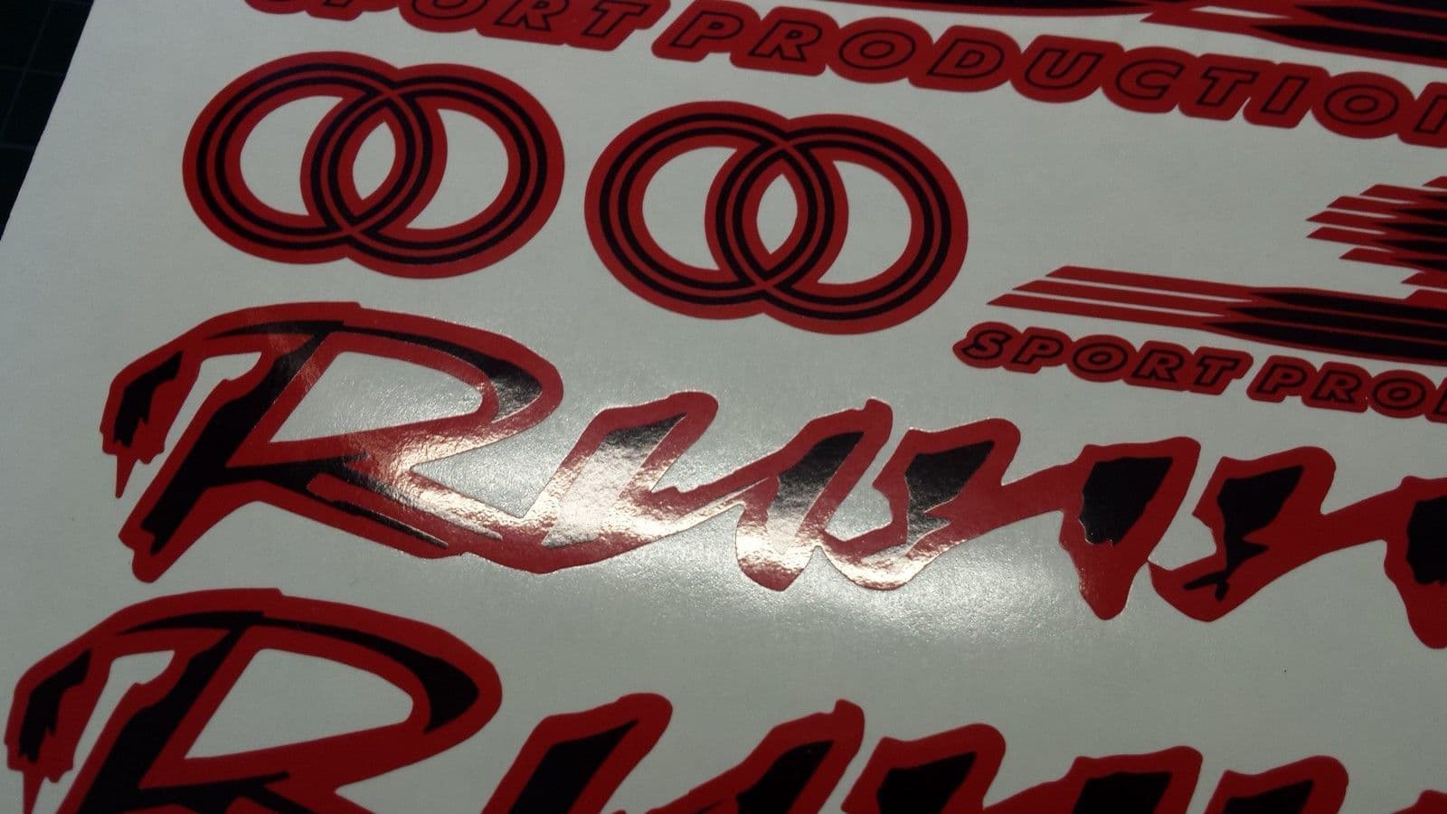 Gilera Runner SP Sticker/Decal Set SP FX FXR 125 172 180 183 RED & BLACK