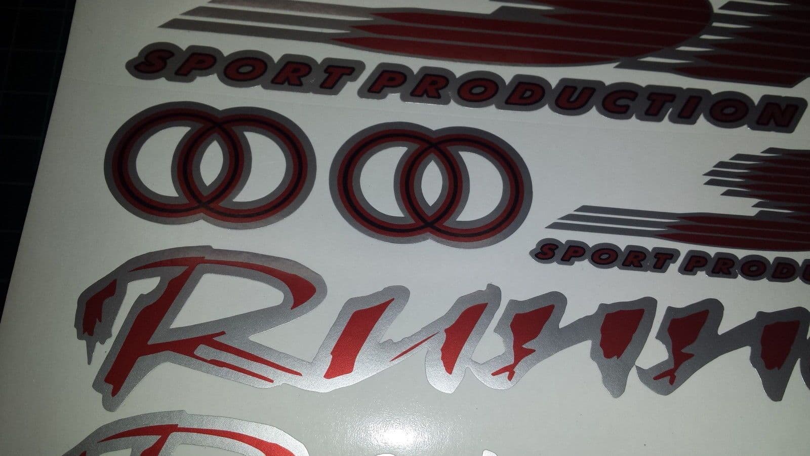 Gilera Runner SP Sticker/Decal Set SP FX FXR 125 172 180 183 RED & SILVER