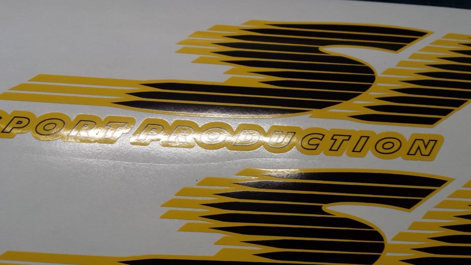 Gilera Runner SP Sticker/Decal Set SP FX FXR 125 172 180 183 YELLOW & BLACK
