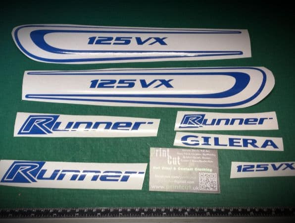 Gilera Runner VX 125 Decals/Stickers