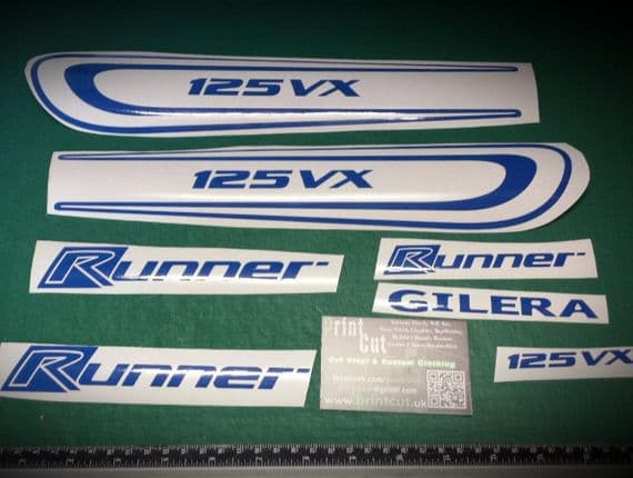 Gilera Runner VX 125 Decals/Stickers