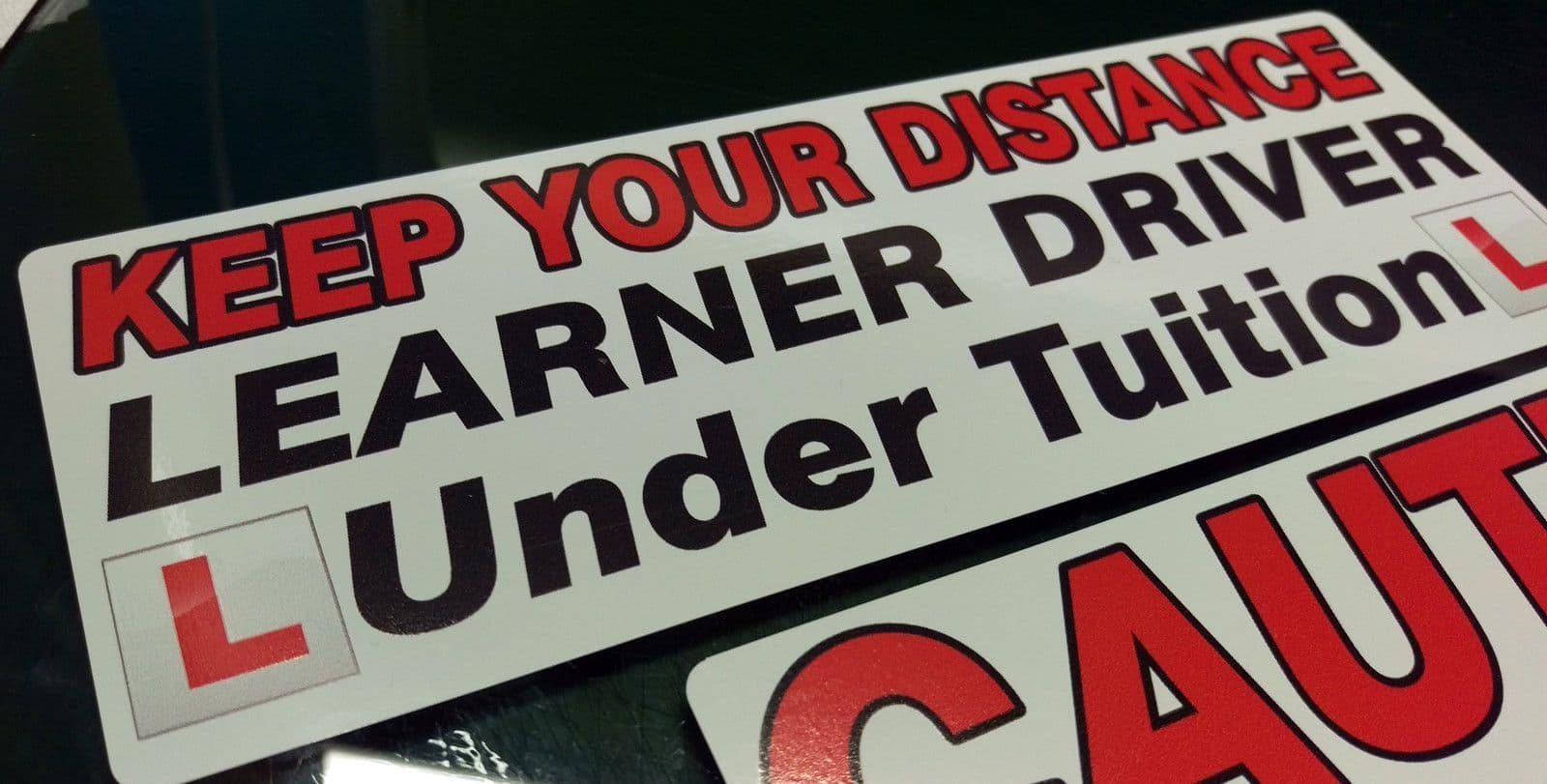 Learner Driver instrcutor car sticker / decal 6 piece set adi dvsa dsa ...