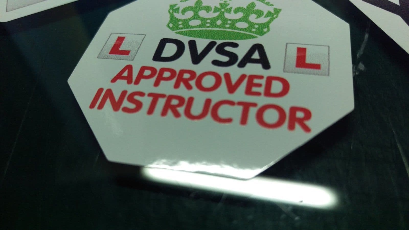 Learner Driver instrcutor car sticker / decal 6 piece set adi dvsa dsa ...