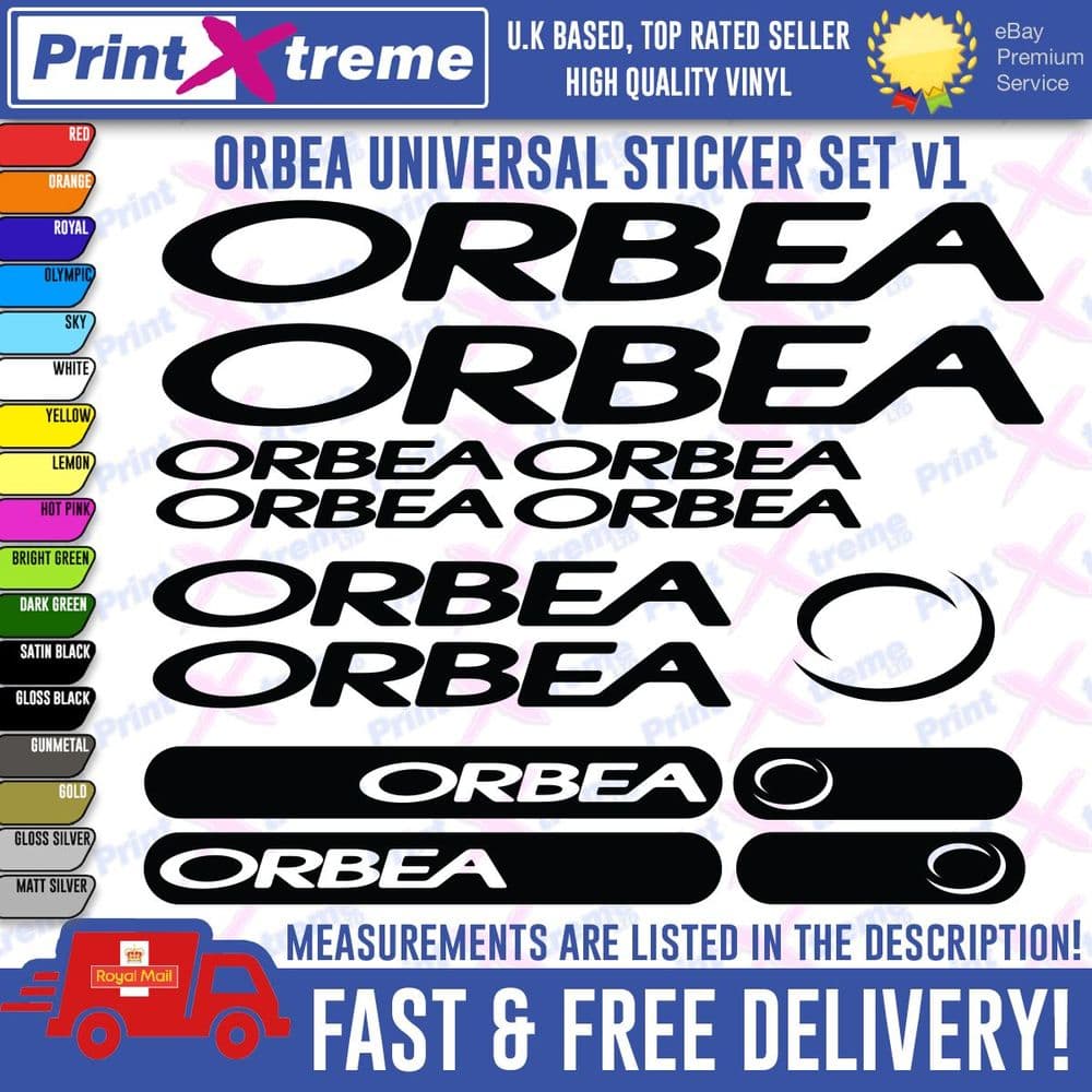 ORBEA BIKES Decal Stickers Vinyl Mountain Cycling MTB BMX top Quality V1